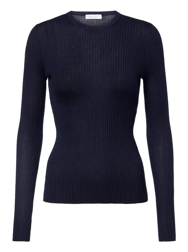Gabriela Hearst Cashmere And Silk Sweater - Blue