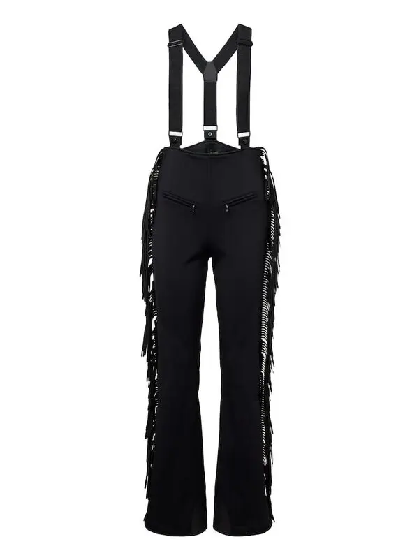 Goldbergh Cowboy Fringed Ski Salopettes - Black