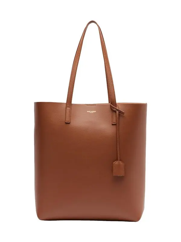 Saint Laurent Shopping Leather Tote Bag - Brown