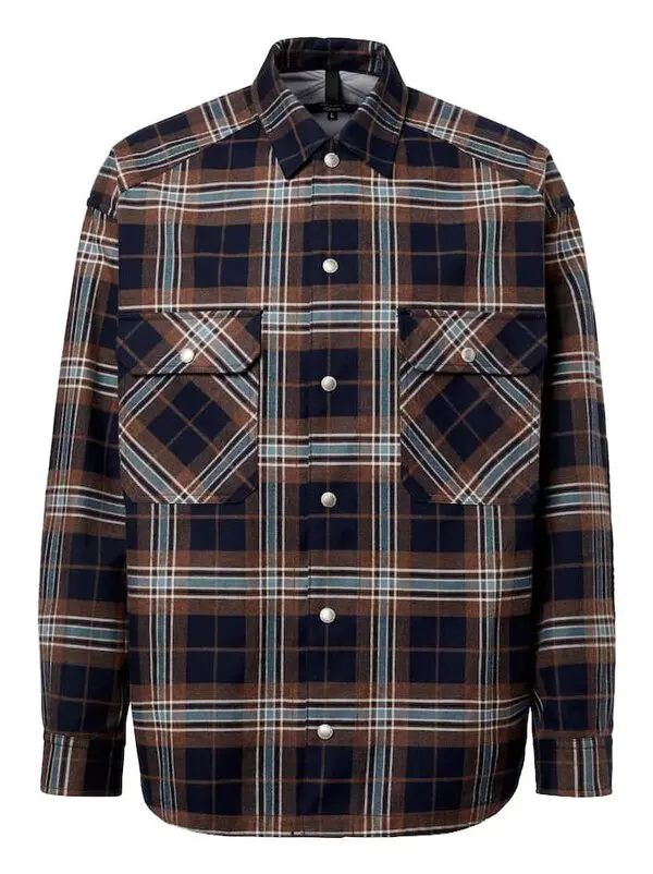 Comme Des Garçons Homme Plaid Cotton Overshirt - Brown