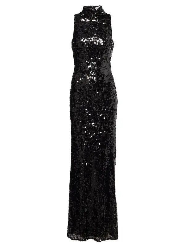 Christopher Esber Cristalla Embellished Gown - Black