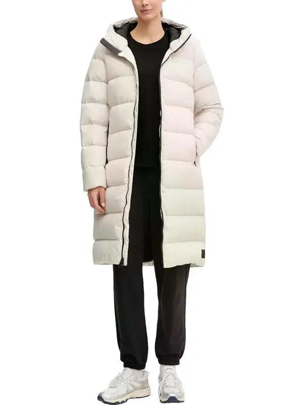 JACK WOLFSKIN Quilted Hooded Coat - White