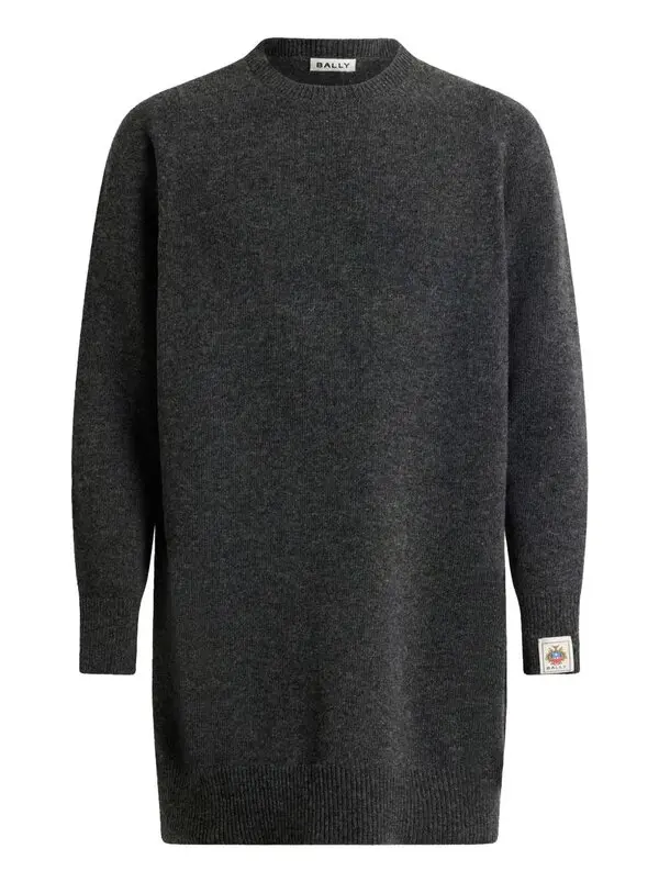 Bally Long-sleeve Crew Neck Sweater - Grey