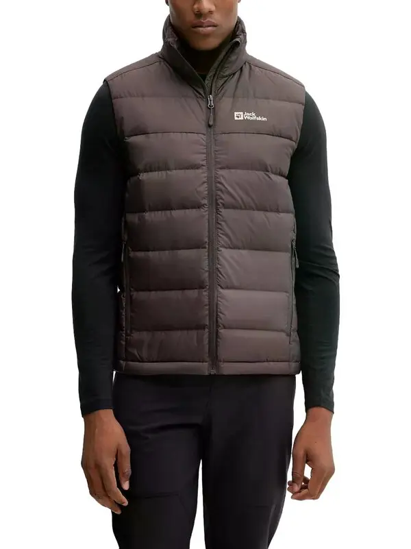 JACK WOLFSKIN Quilted Zip-up Jacket - Brown