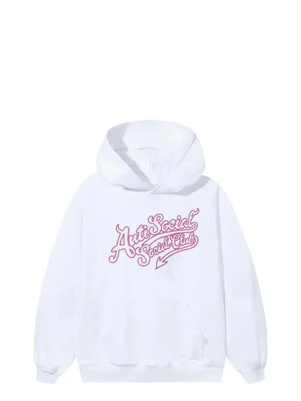 ANTI SOCIAL SOCIAL CLUB Script Club Hoodie - White