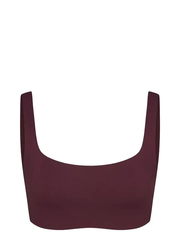 NIKESKIMS Matte Scoop Neck Bra - Red