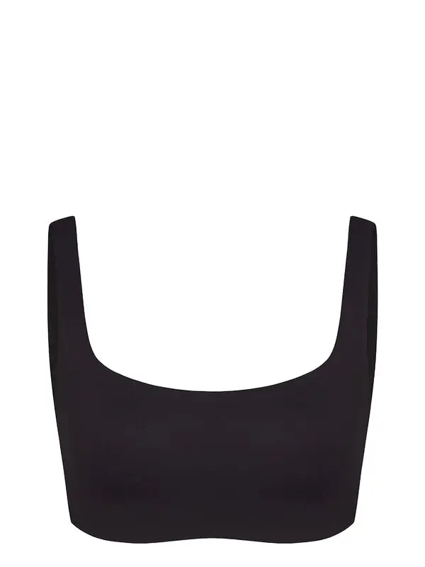 NIKESKIMS Matte Scoop Neck Bra - Black