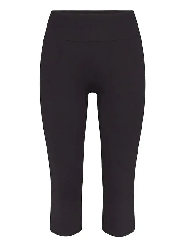 NIKESKIMS Matte Crop 17" Legging 'obsidian - Black