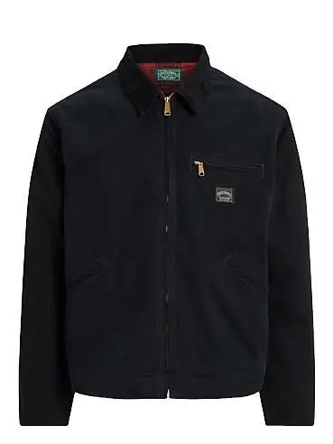 Polo Ralph Lauren Zipped Contrast-collar Cotton Field Jacket - Cooper Landing