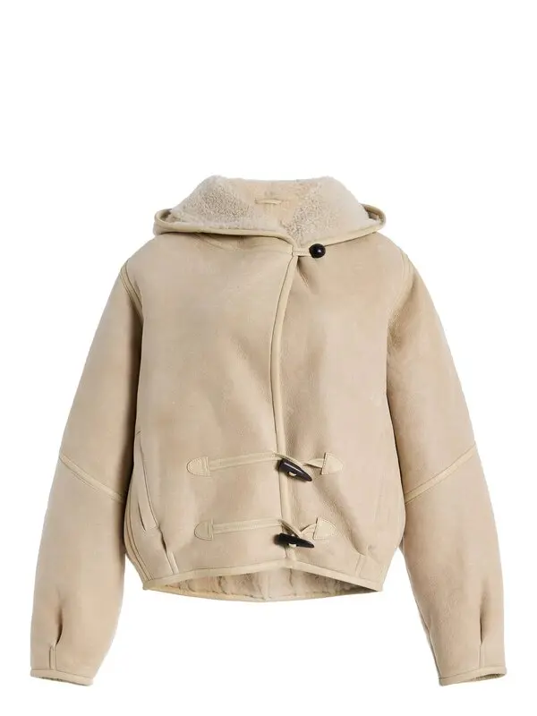 Isabel Marant Amiel Shearling Jacket - Ivory