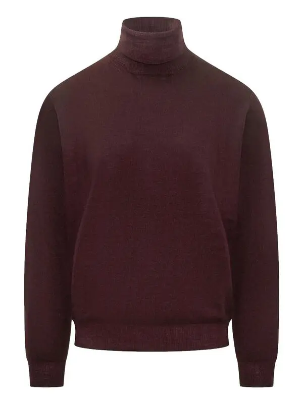 FILIPPO DE LAURENTIIS Wool Turtleneck - Red