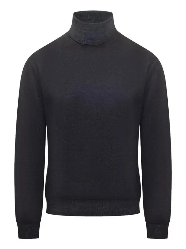 FILIPPO DE LAURENTIIS Wool Turtleneck - Blue