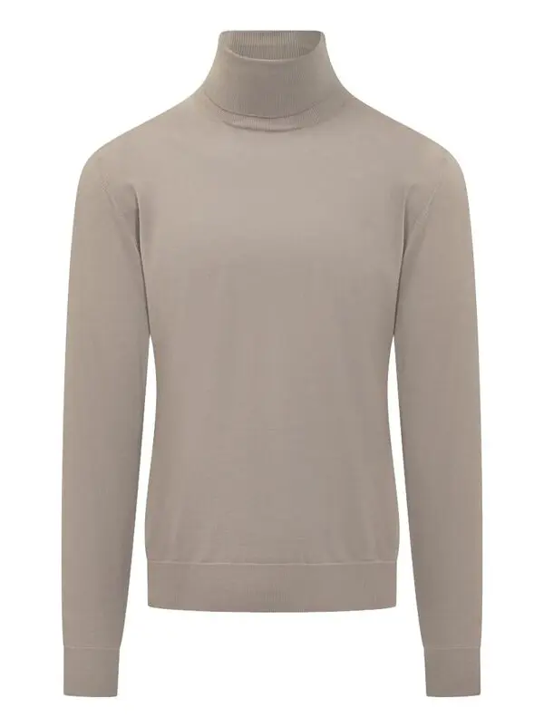 FILIPPO DE LAURENTIIS Wool Turtleneck - Beige