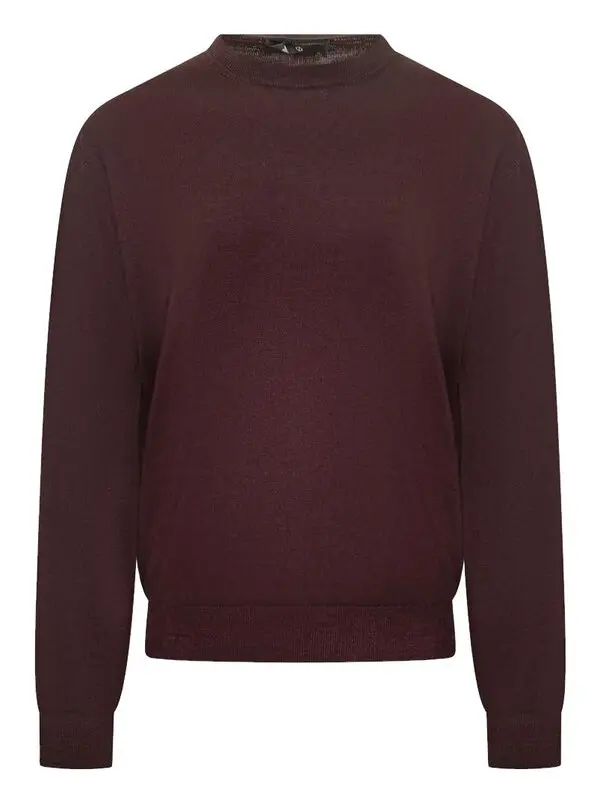 FILIPPO DE LAURENTIIS Wool Crew Neck Sweater - Red