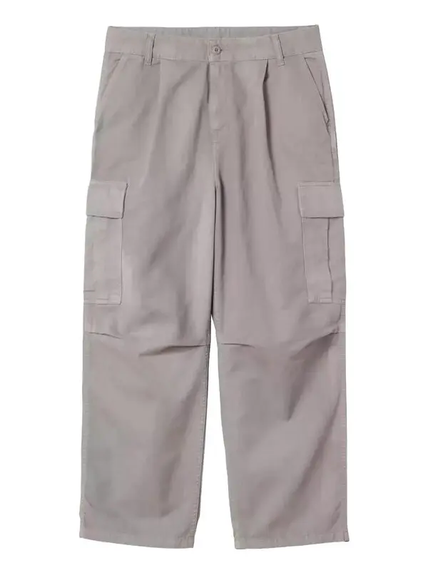 Carhartt Work In Progress Cargo Cotton Trousers - Grey