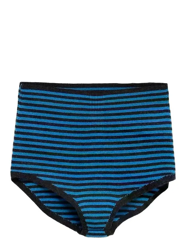 Paloma Wool Striped Mini Shorts - Blue