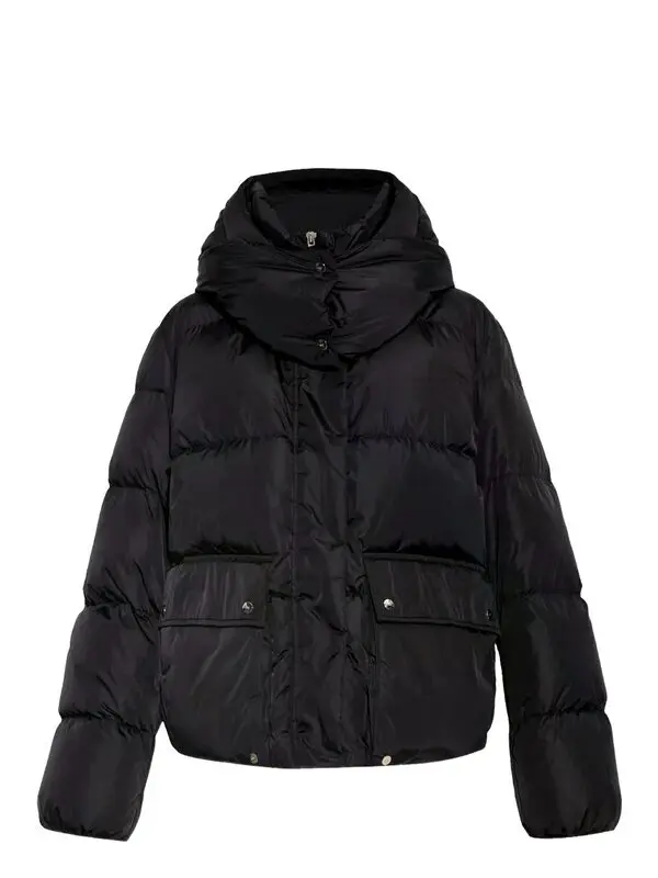 Add Hooded Puffer Jacket - Black