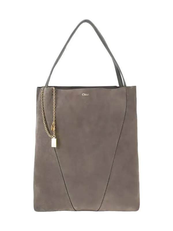 Chloé Large Spin Tote Bag - Grey