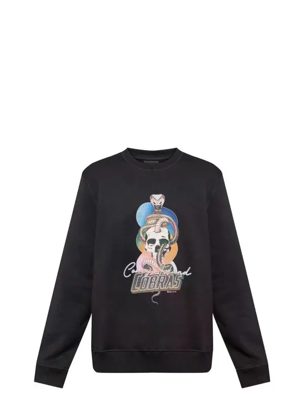 Paul Smith Snake-print Sweatshirt - Black