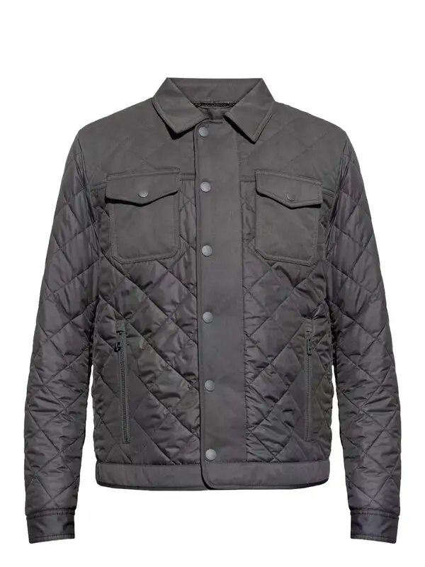 Dolce & Gabbana Button-fastening Quilted Jacket - Grey