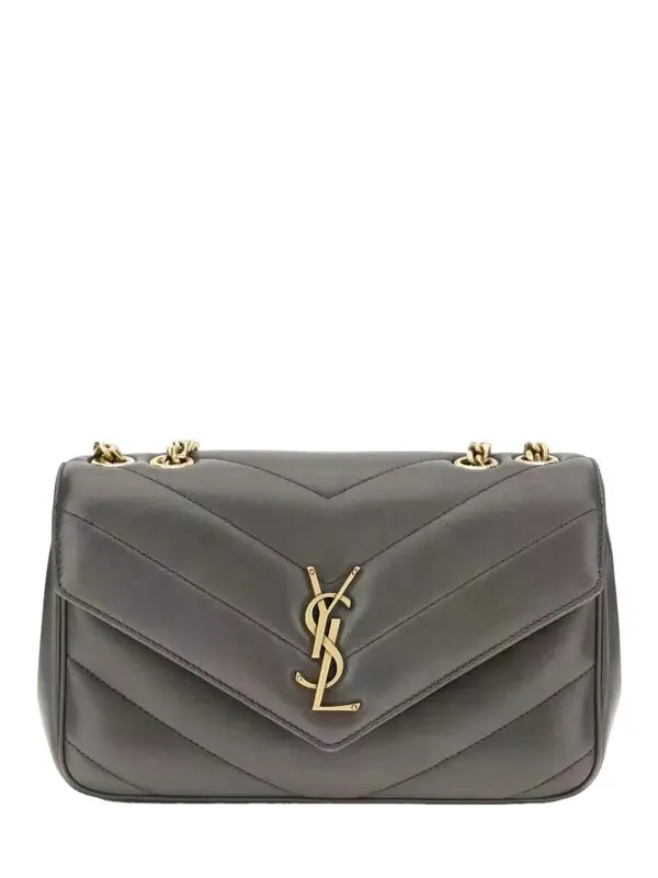 Saint Laurent Small Loulou Shoulder Bag - Grey