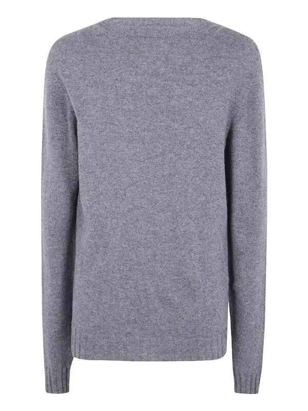 MD75 Cashmere Crew Neck Sweater - Grey
