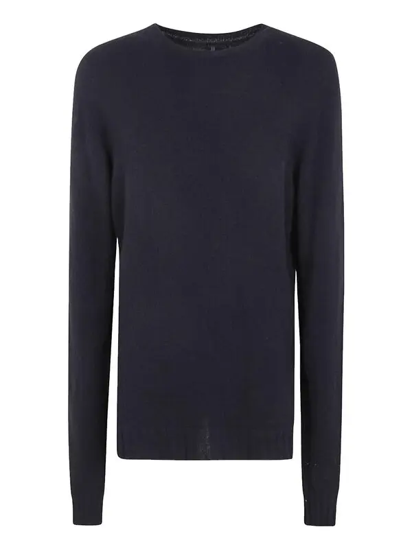 MD75 Crew Neck Cashmere Sweater - Black