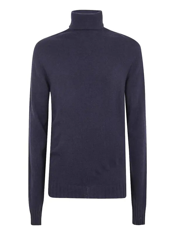 MD75 Cashmere Turtleneck Sweater - Blue