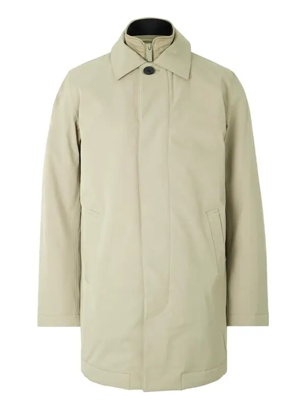 Nn07 Blake 8240 Coated-twill Trench Coat - Neutrals