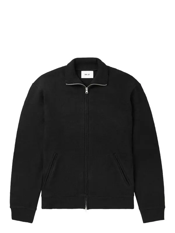 Nn07 6398 Merino Wool-felt Jacket - Black