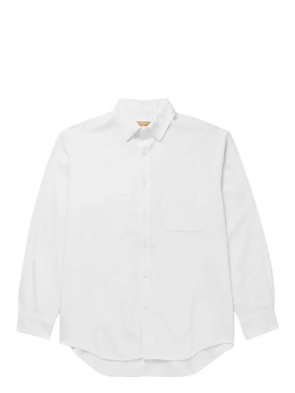 FRIZMWORKS Og Cotton-blend Oxford Shirt - White
