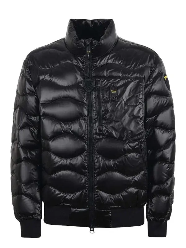 BLAUER. Down Coat - Black