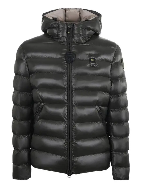 BLAUER. Quilted Ripstop Nylon Jacket - Green