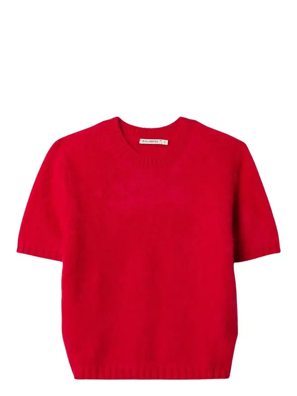 KALLMEYER Veda Brushed-cashmere Sweater - Red