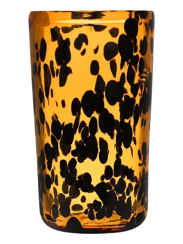 Dolce & Gabbana Cylindrical Murano Glass Vase - Multicolor