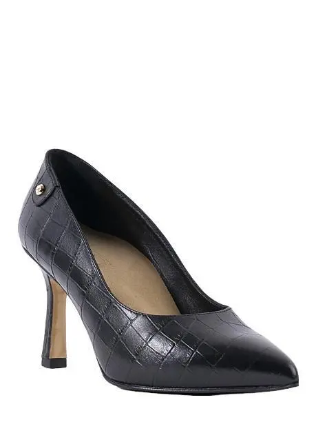 STINAA.J Maya Pointed Toe Pumps - Black Pattern