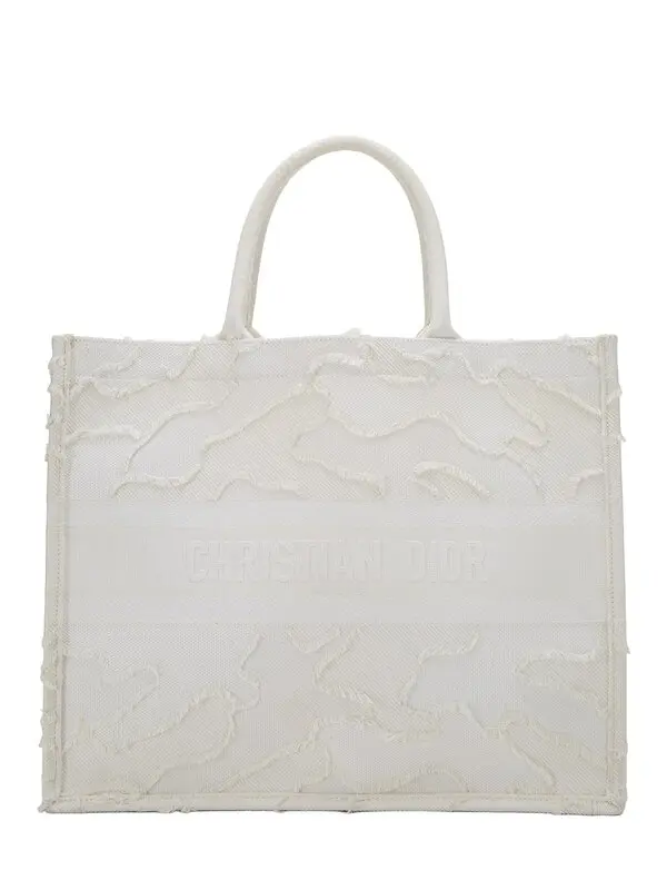 Dior Book Tote - White