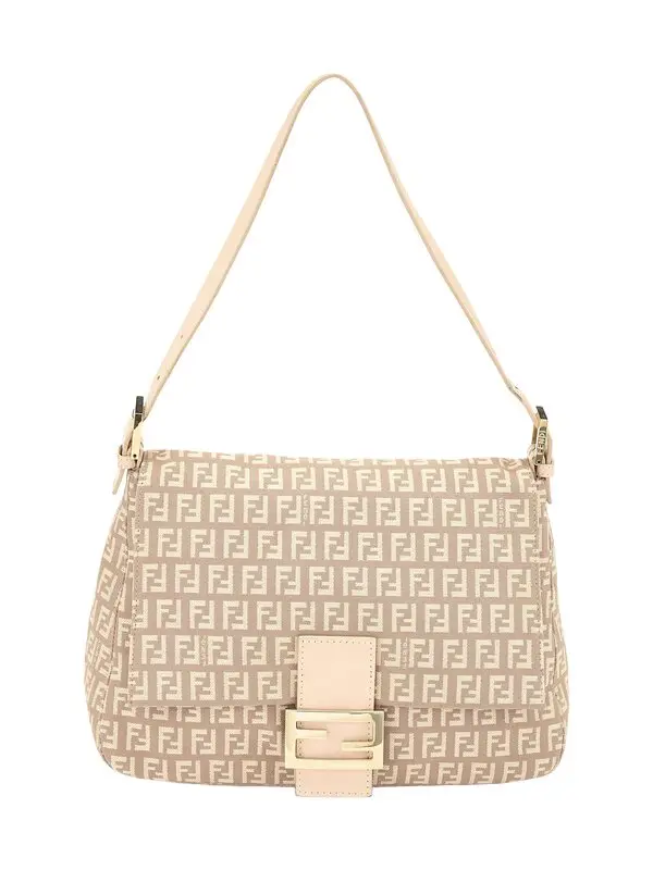 Fendi Zucchino Mama Shoulder Bag - Pink