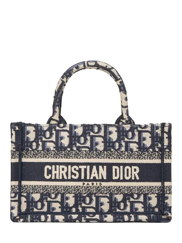 Dior Trotter Book Tote - Navy