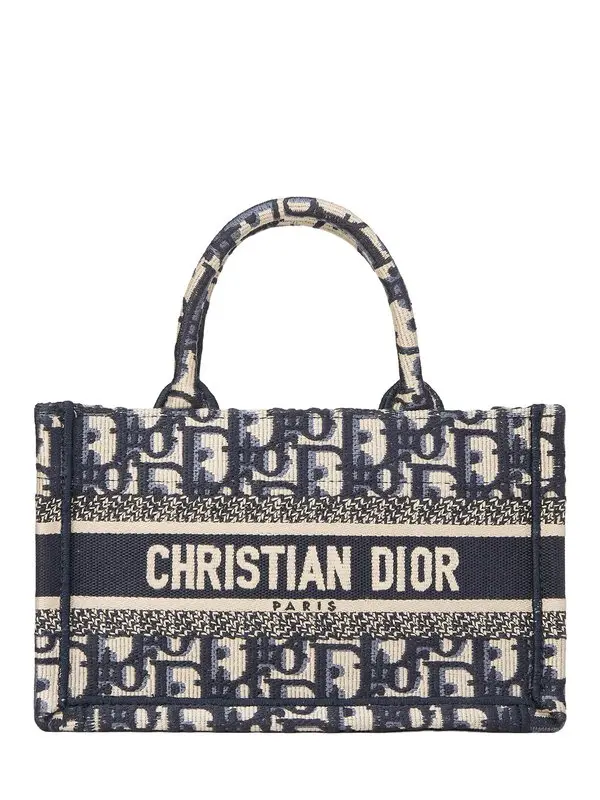Dior Trotter Book Tote - Navy