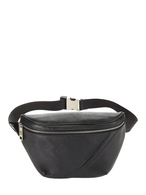 Fendi Zucca Coated Belt Bag - Black