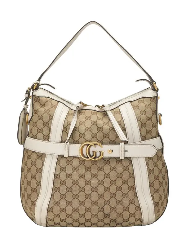 Gucci Original Gg Running Hobo Bag - White