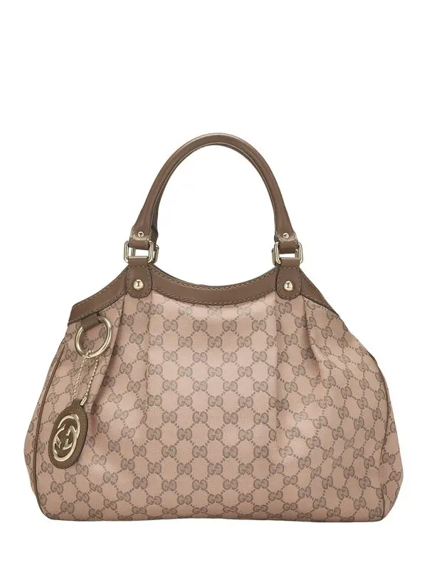Gucci Original Gg Sukey Tote - Brown