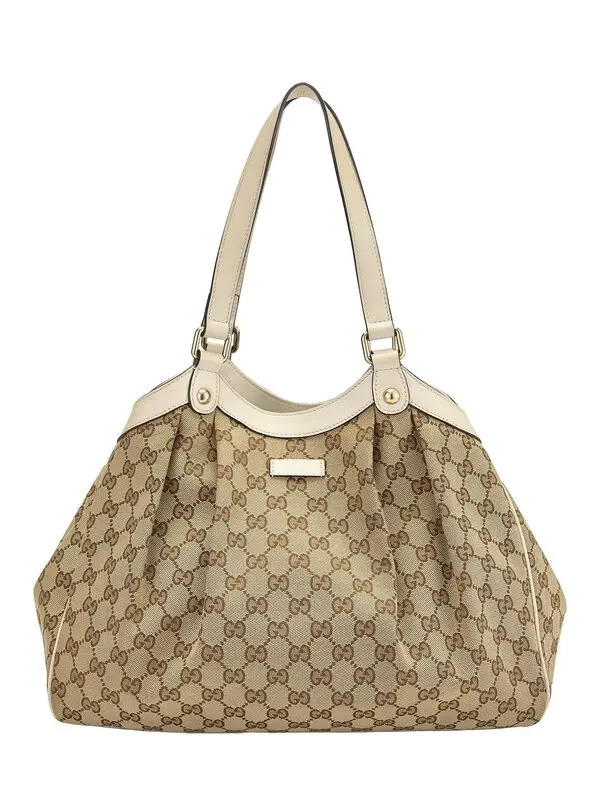 Gucci Original Gg Sukey Tote - White