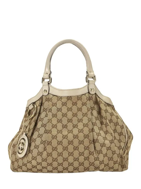 Gucci Original Gg Sukey Tote - White