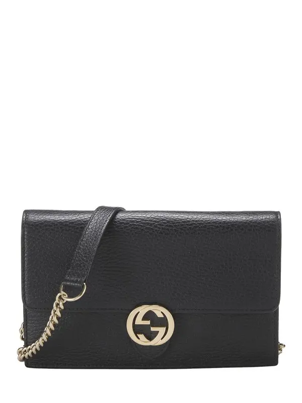 Gucci Interlocking Crossbody - Black
