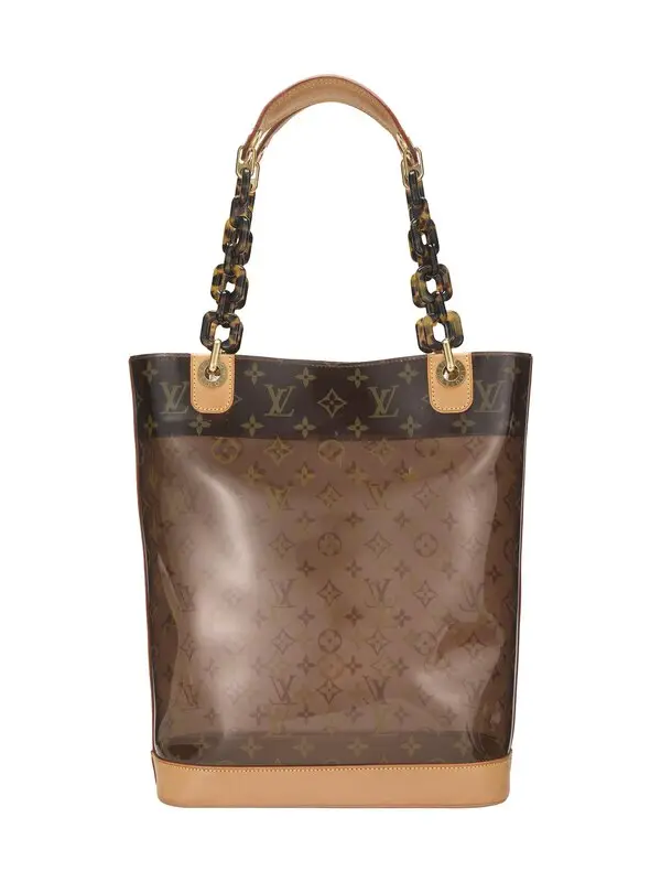 LOUIS VUITTON Monogram Ambre Cabas Tote - Brown