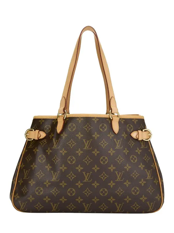 LOUIS VUITTON Monogram Batignolles Horizontal Tote - Brown
