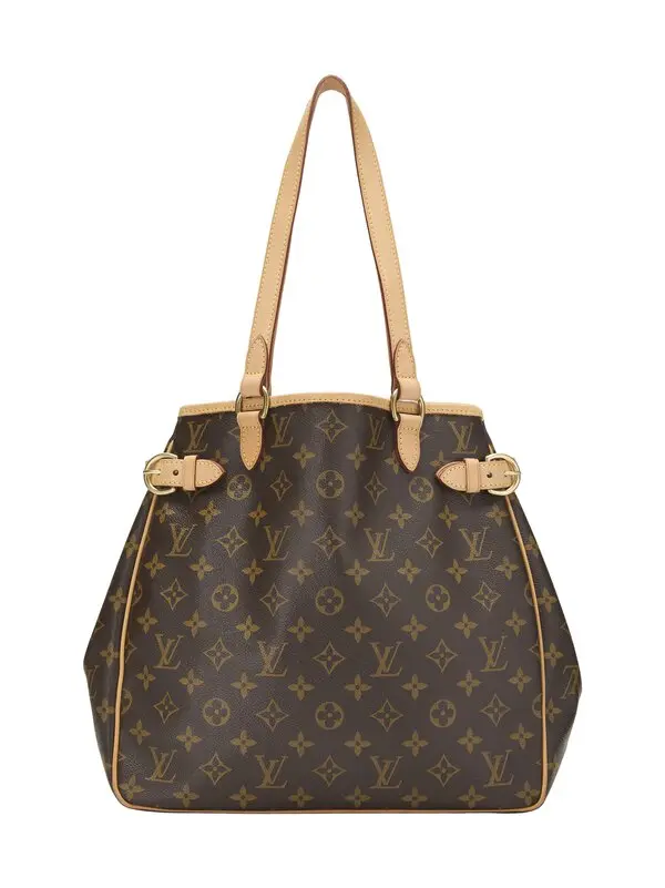 LOUIS VUITTON Monogram Batignolles Vertical Tote - Brown