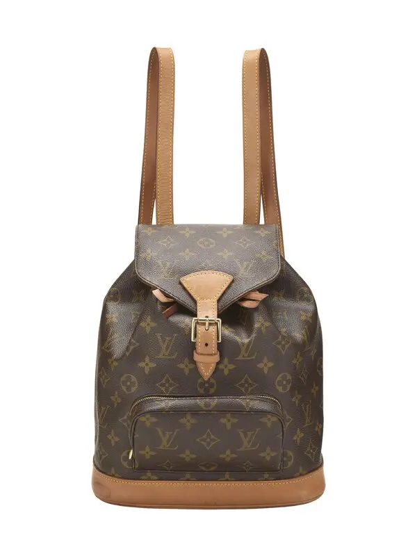 LOUIS VUITTON Monogram Montsouris Backpack - Brown